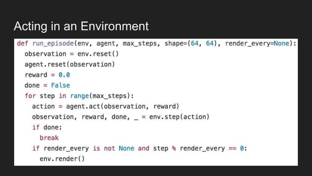 Practical Reinforcement Learning with TensorFlow | PPT