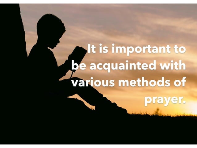 Practical rules for prayer | PPT