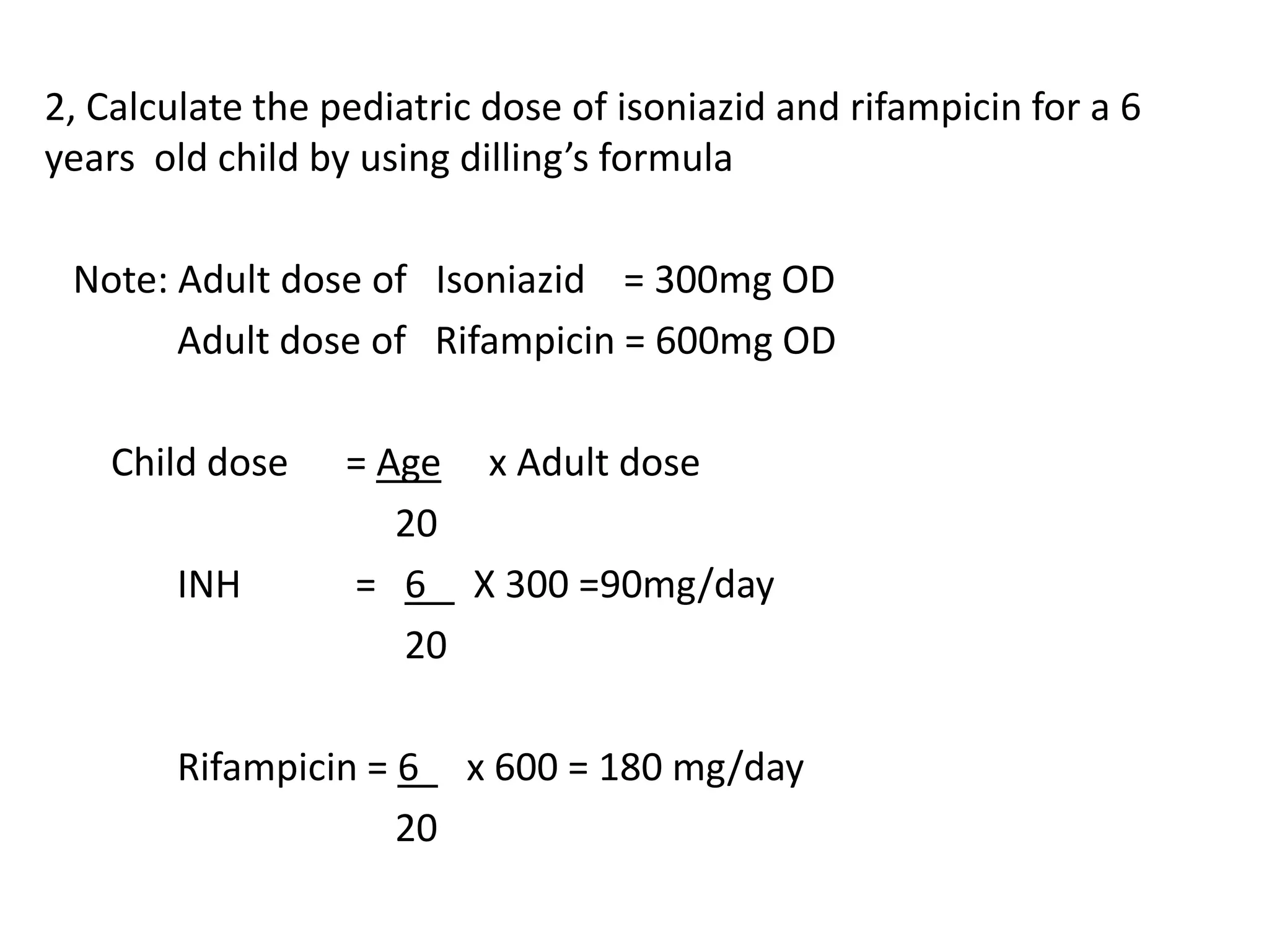 Practicals dosage calculation (1) | PPTX