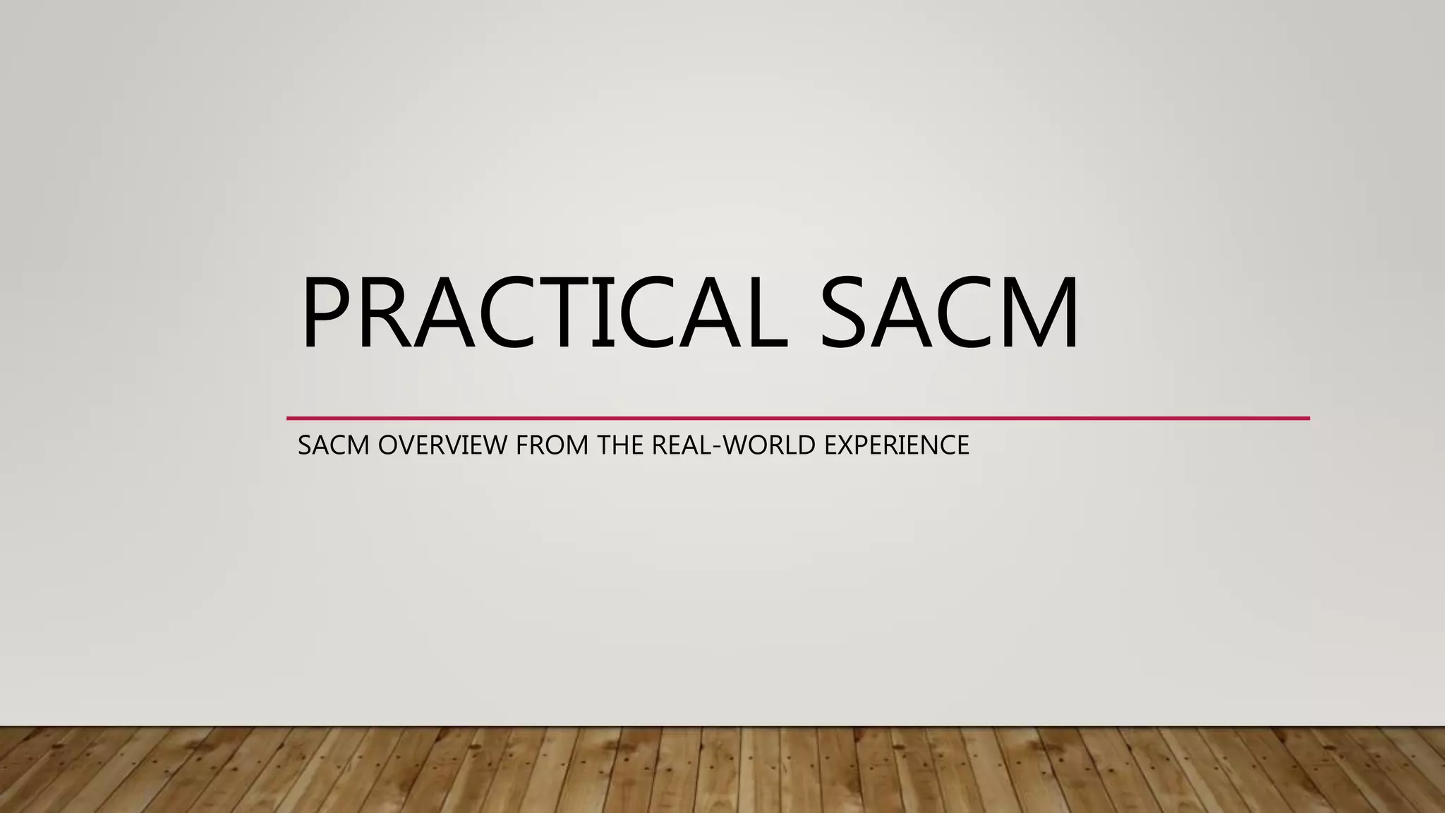 (ONLINE) ITIL Indonesia Community - Practical SACM | PPT