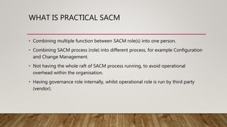 (ONLINE) ITIL Indonesia Community - Practical SACM | PPT