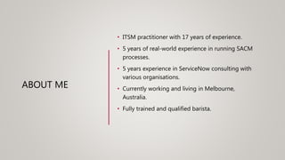 (ONLINE) ITIL Indonesia Community - Practical SACM | PPT