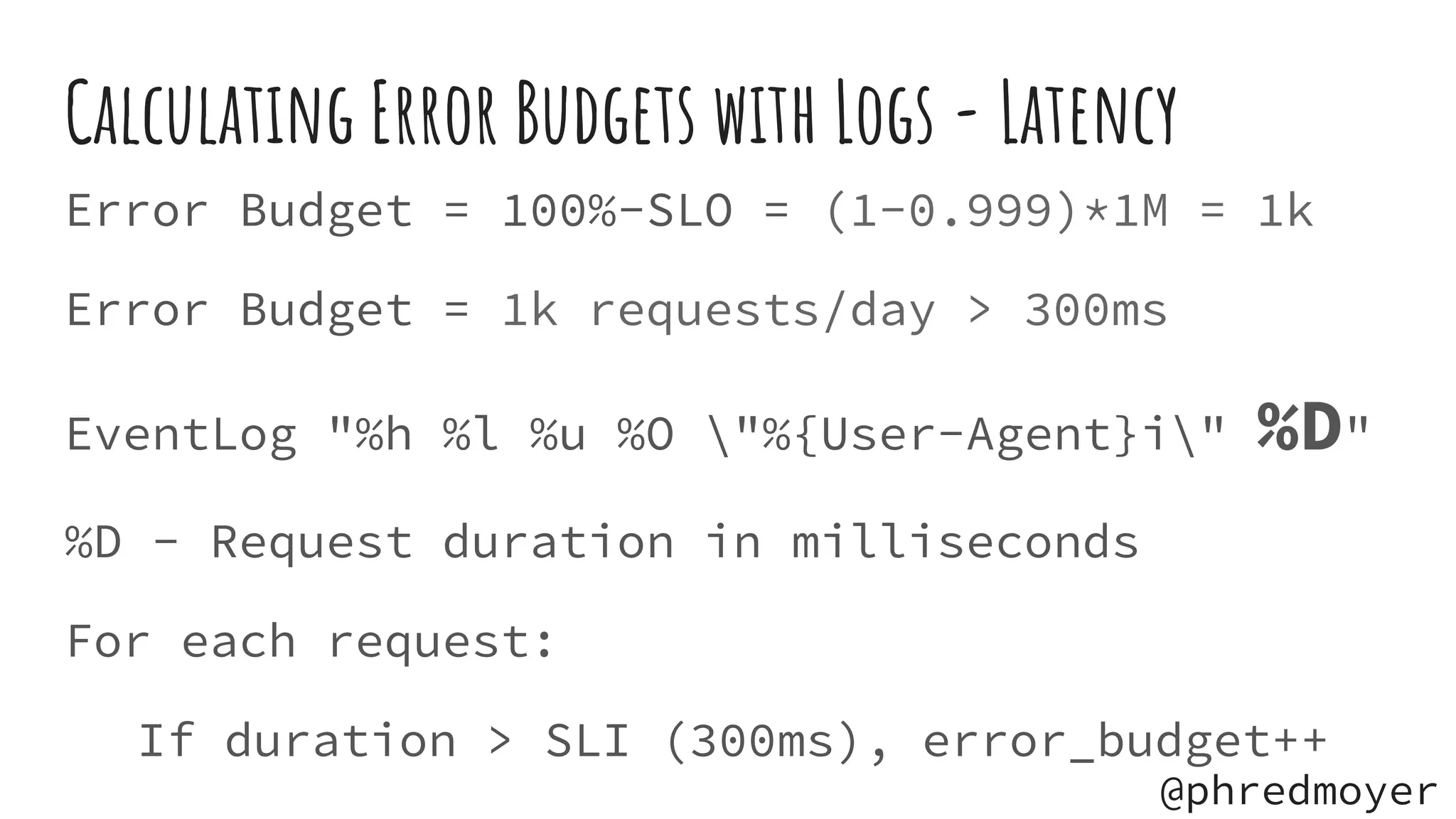 Practical service level objectives with error budgeting | PPTX