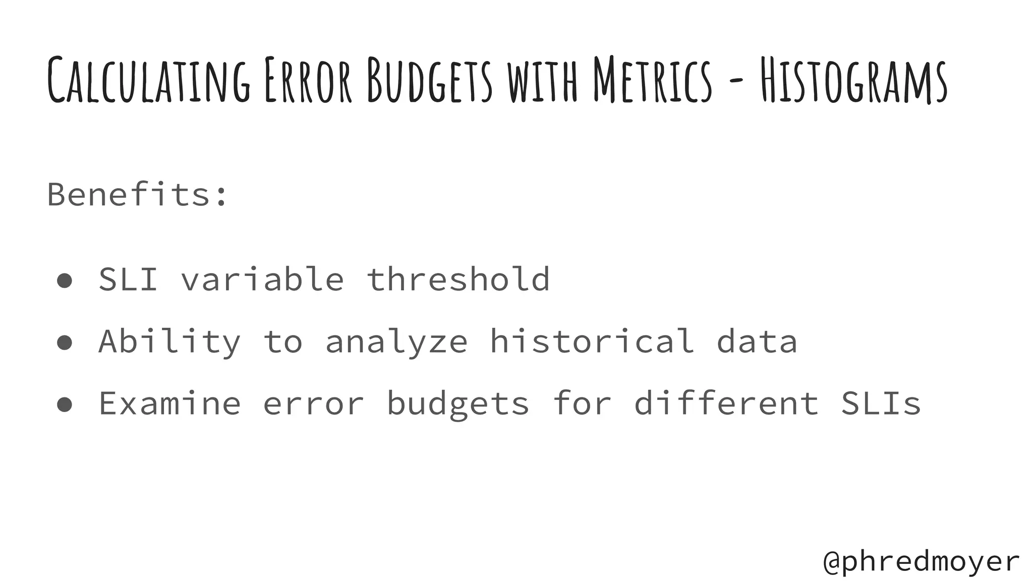Practical service level objectives with error budgeting | PPTX