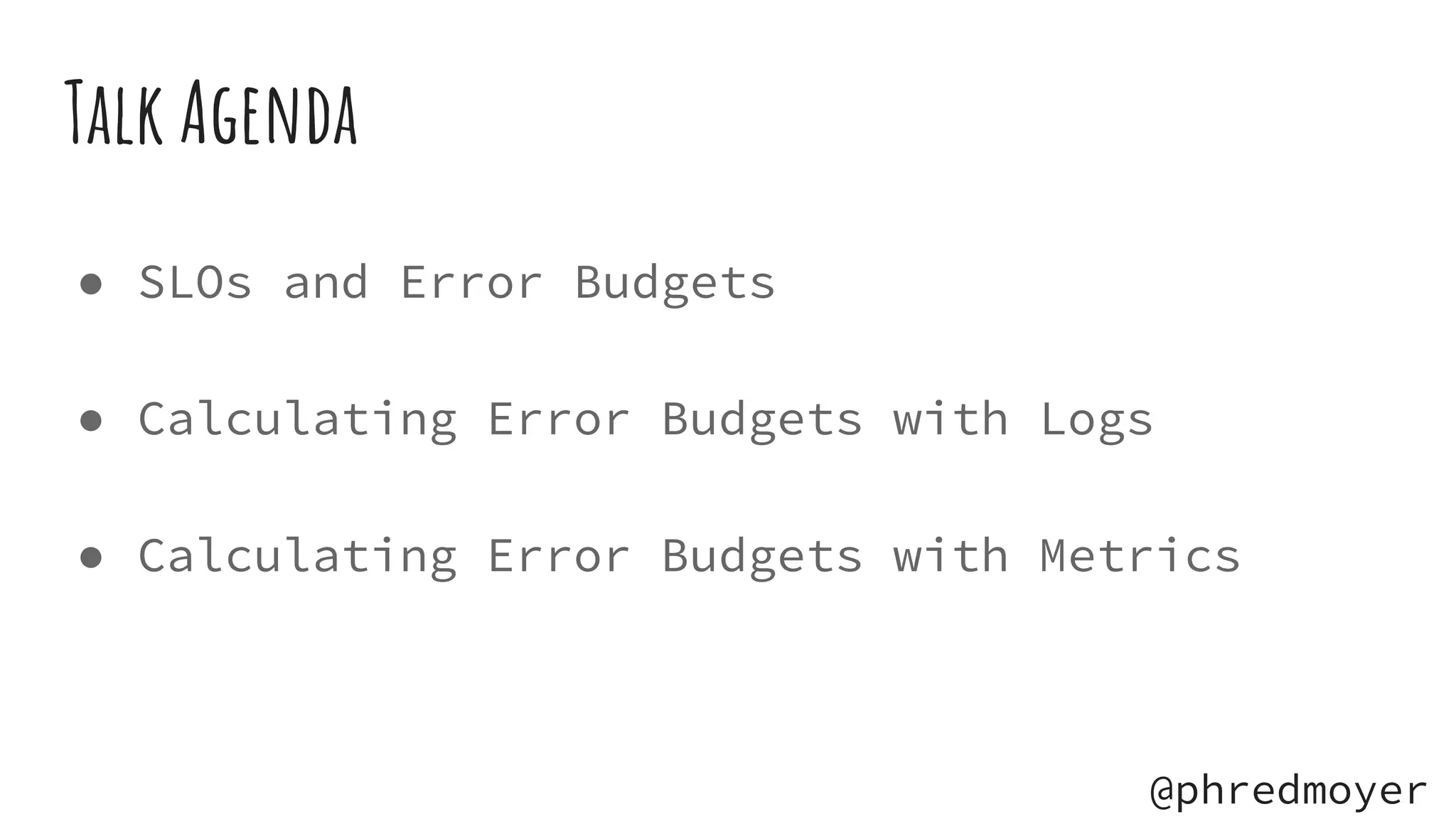 Practical service level objectives with error budgeting | PPTX