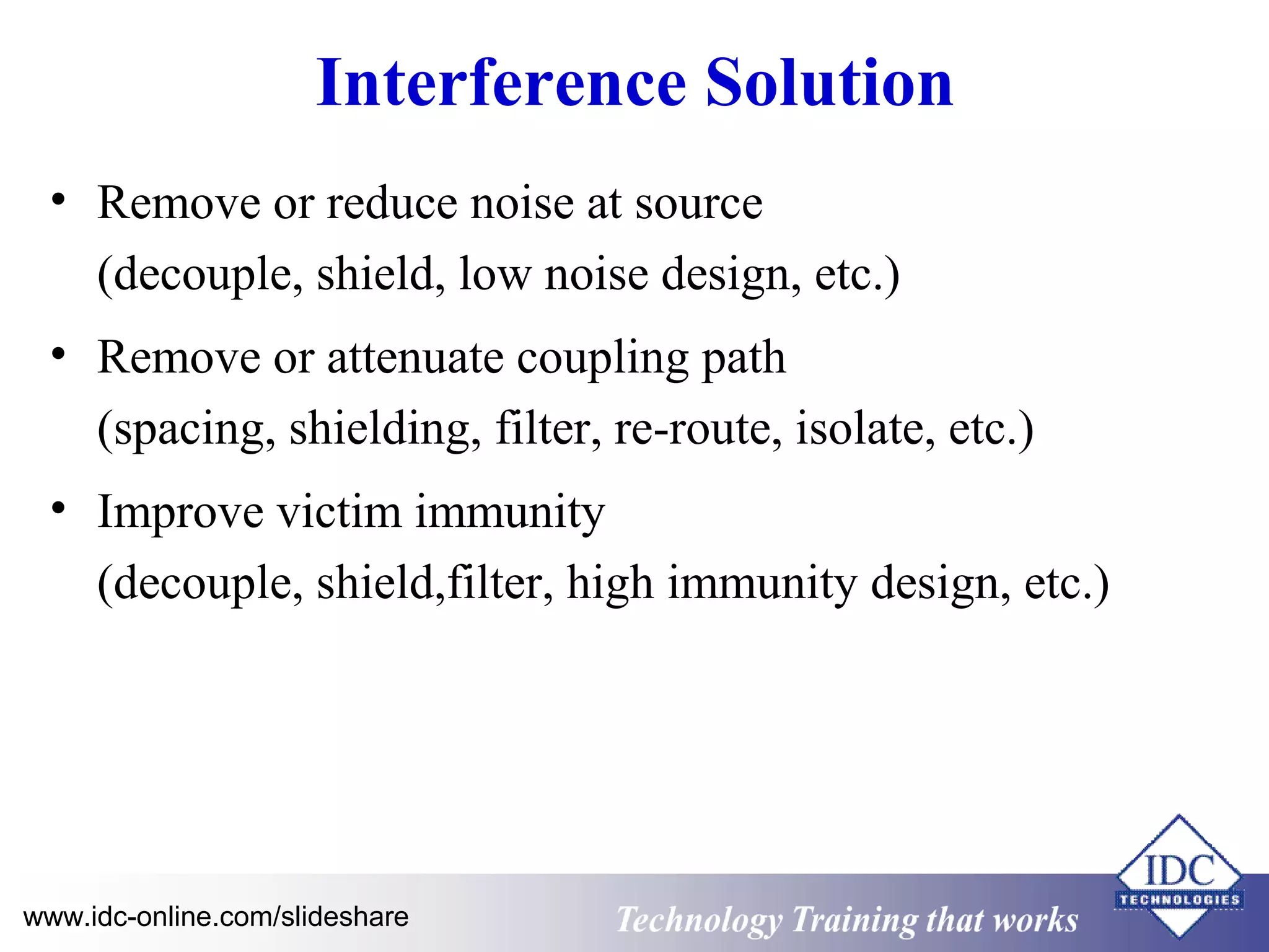Practical Shielding, EMC/EMI, Noise Reduction, Earthing and Circuit ...