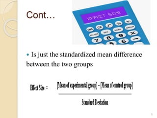 Practical significance of effect size in O I evaluation.pptx | Physics ...