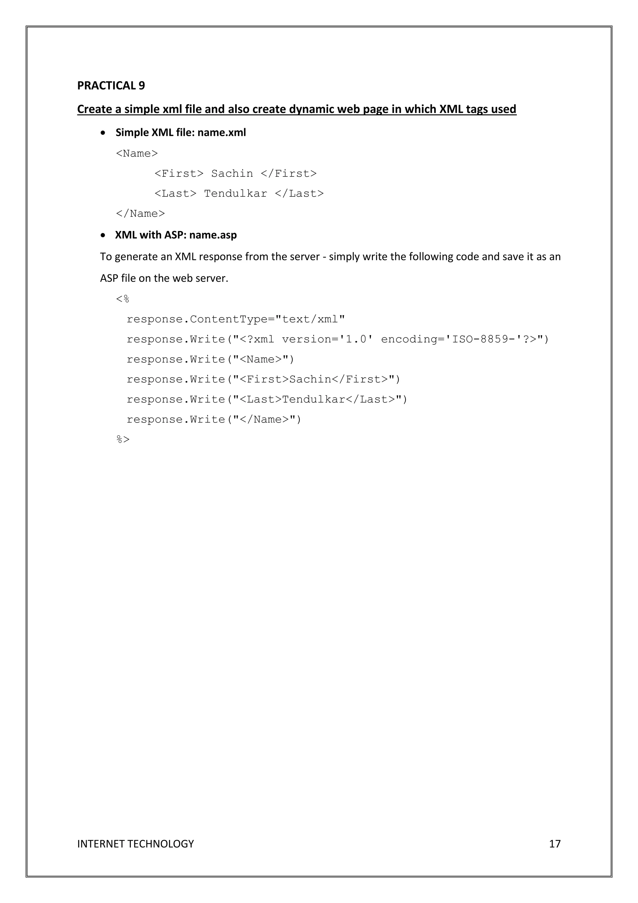 Practicals it | PDF | Web Design and HTML | Internet