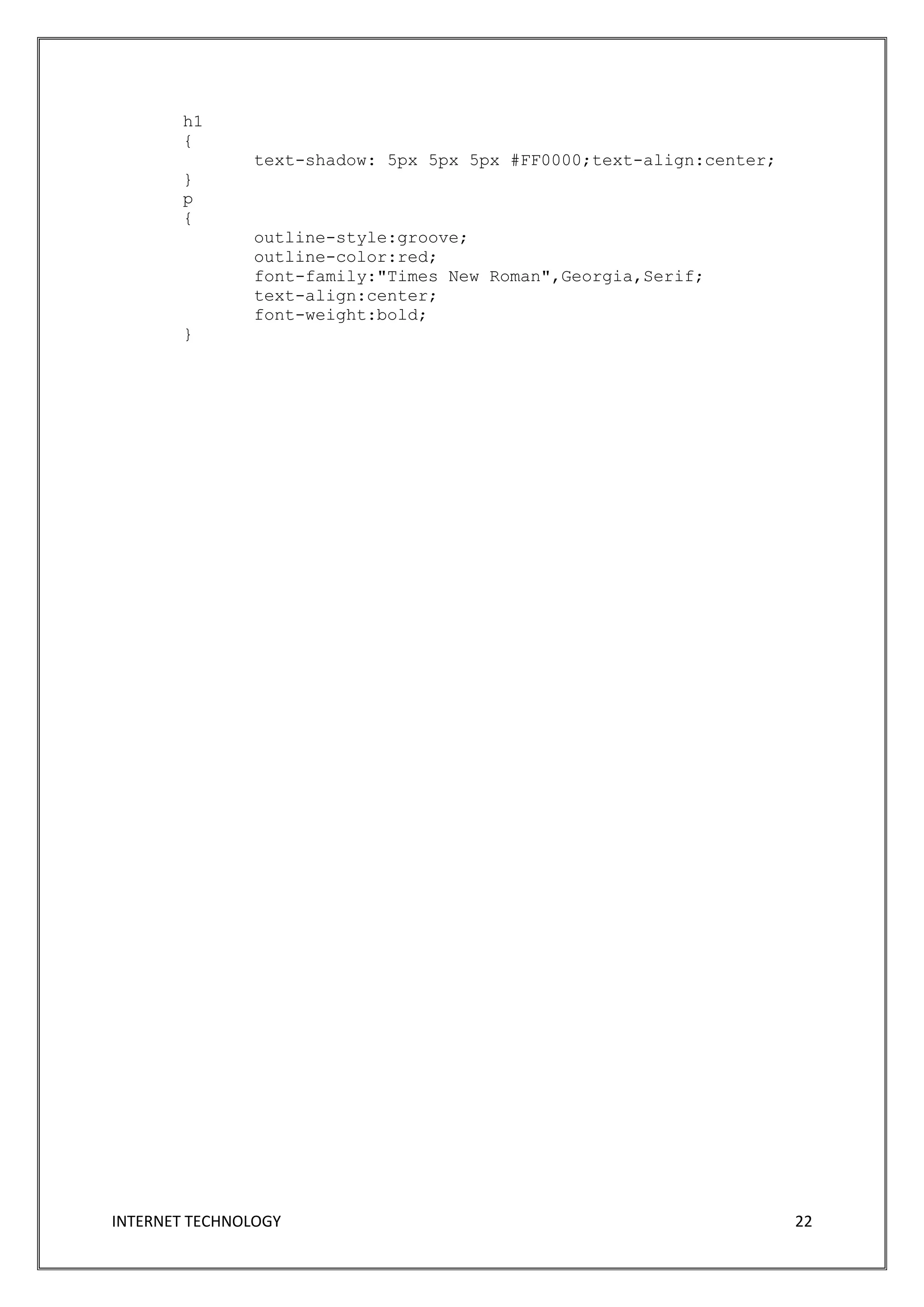 Practicals it | PDF | Web Design and HTML | Internet