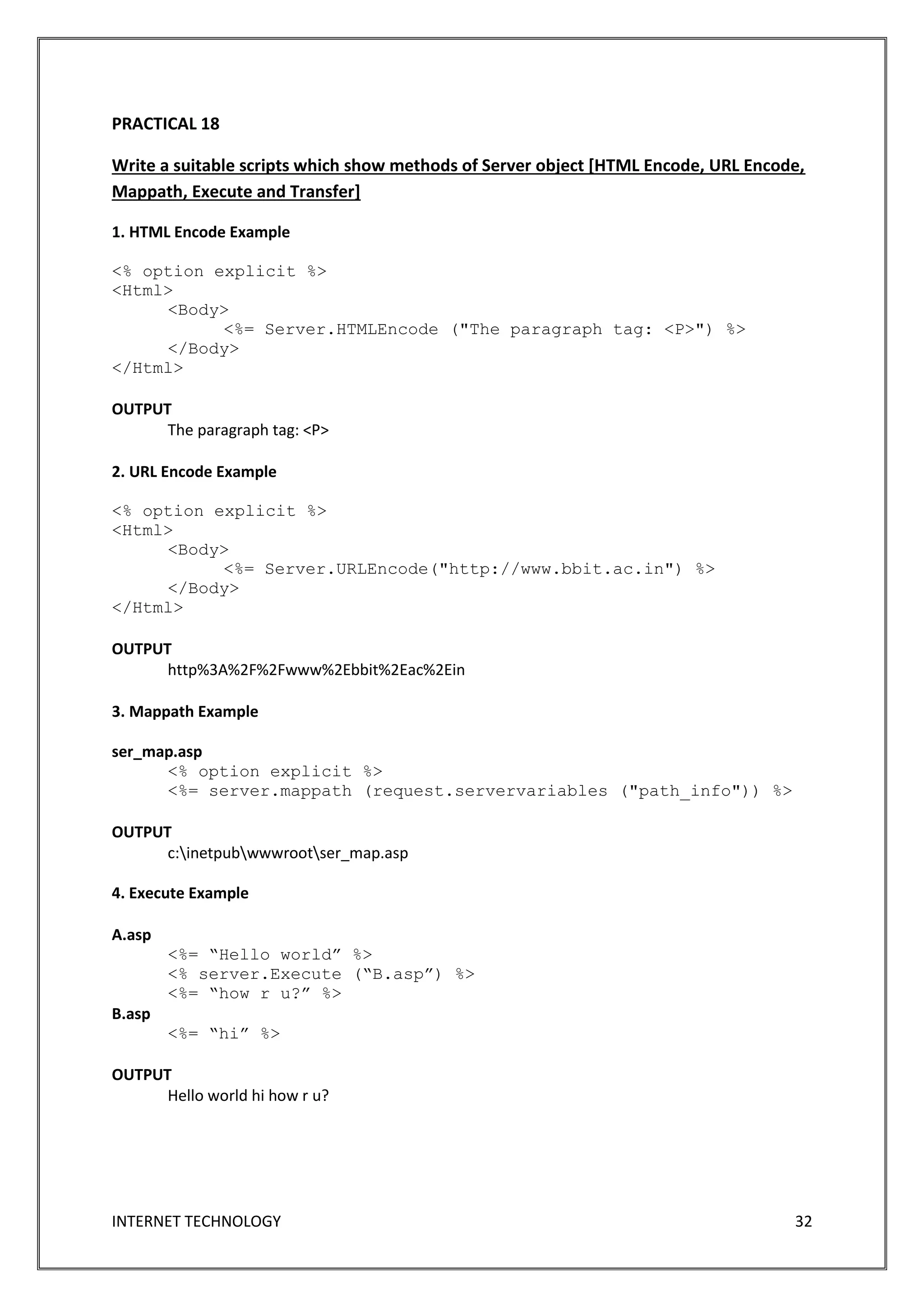 Practicals it | PDF | Web Design and HTML | Internet