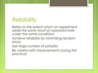 Practical skills in biology | PPT