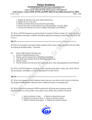 Practical slip vision_acadmey_sachinsir_9822506209 | PDF