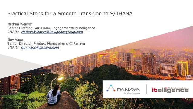 Practical steps to a smooth transition to hana | PPTX