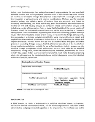 Practical strategic planning | PDF | Business Administration | Business