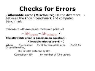 Practical Surveying Engineering Fly Levelling | PDF
