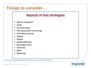 Practical Test Strategy Using Heuristics | PPT