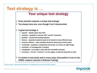 Practical Test Strategy Using Heuristics | PPT