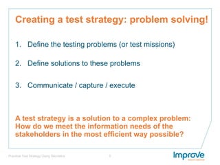 Practical Test Strategy Using Heuristics | PPT