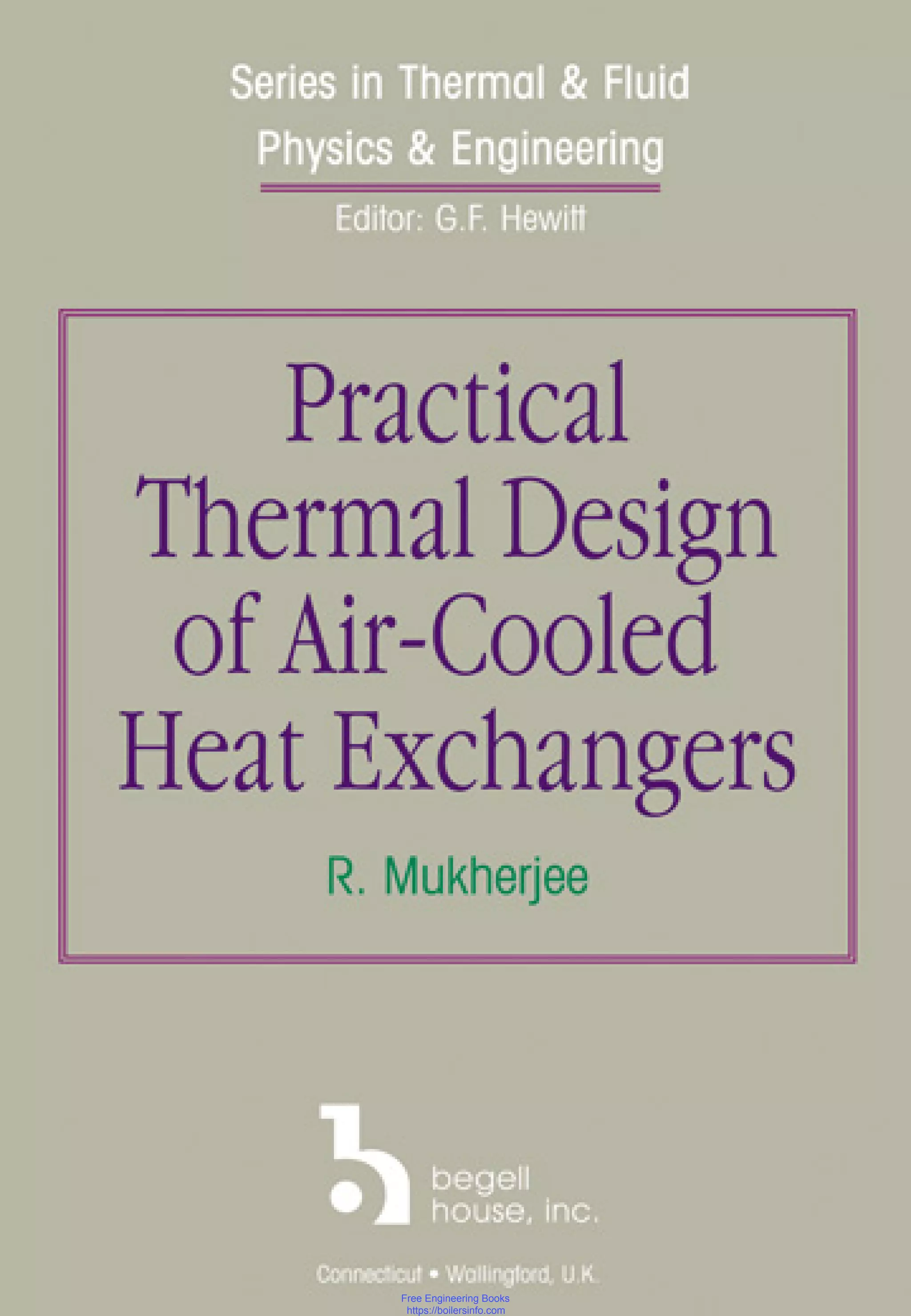 Practical thermal design of air cooled heat exchangers | PDF
