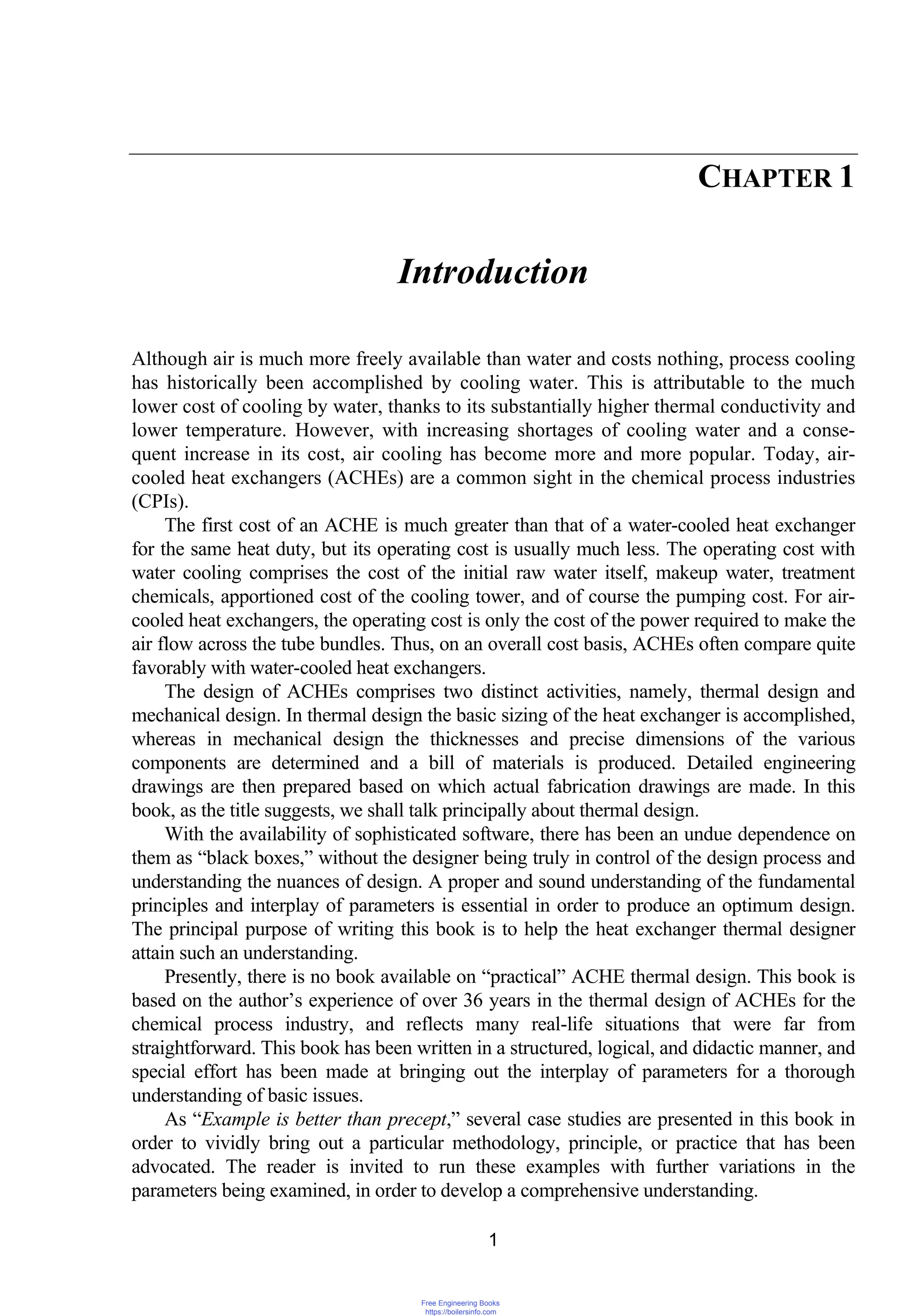 Practical thermal design of air cooled heat exchangers | PDF