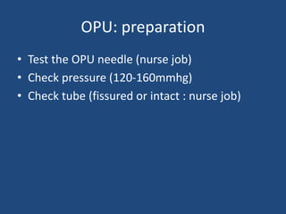 Practical tips for IVF/ET procedure | PPT