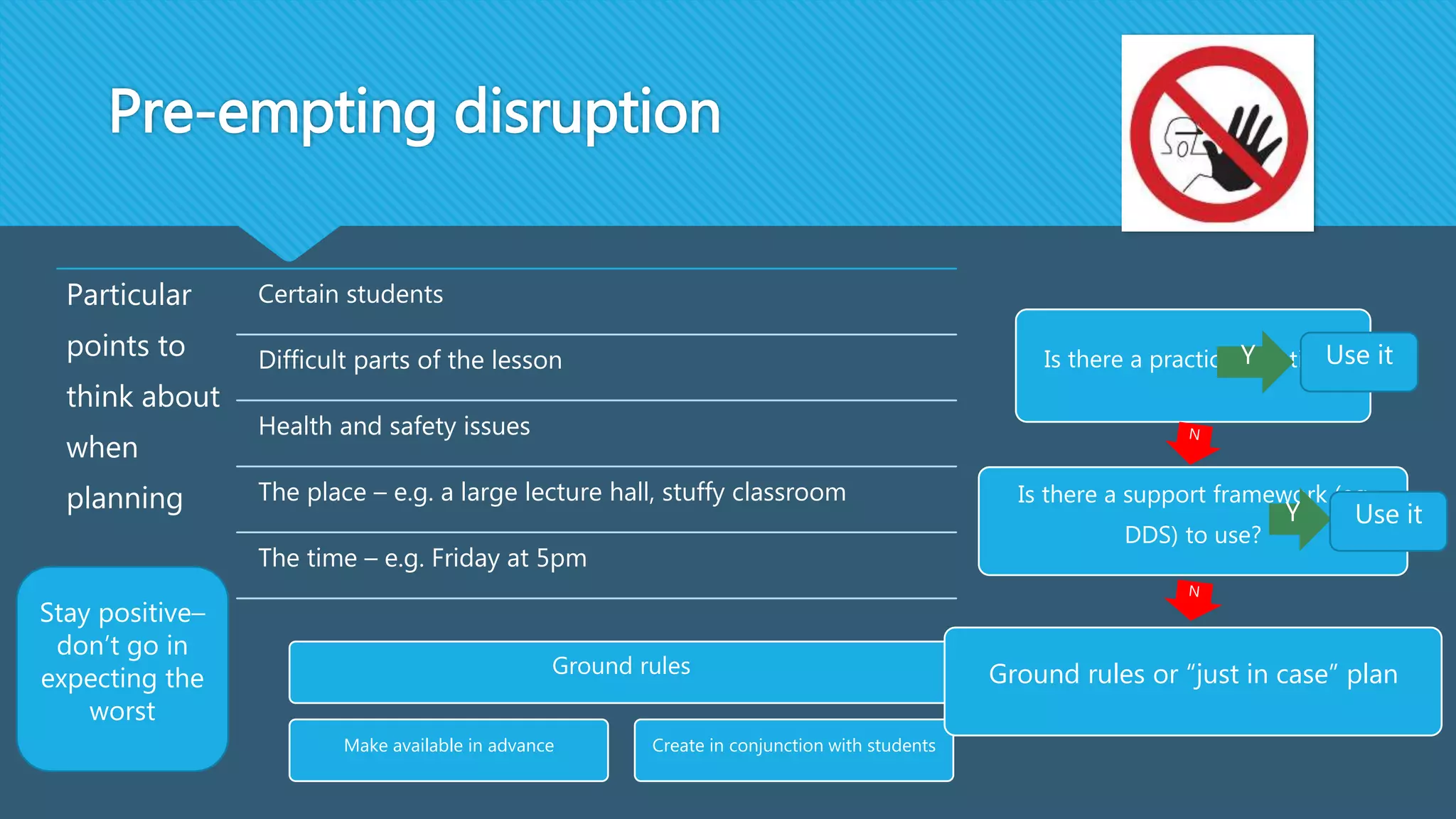 Dealing with Disruptive Student Behaviour - Practical Tips for ...