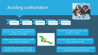 Dealing with Disruptive Student Behaviour - Practical Tips for ...