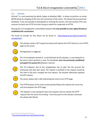 The TLS/SSLv3 renegotiation vulnerability explained | PDF