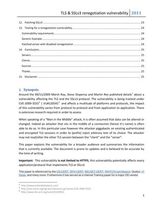 The TLS/SSLv3 renegotiation vulnerability explained | PDF
