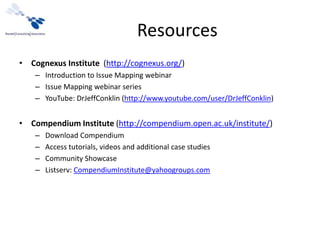 Practical Tools for Issue Mapping | PPTX | Business | Business and Finance
