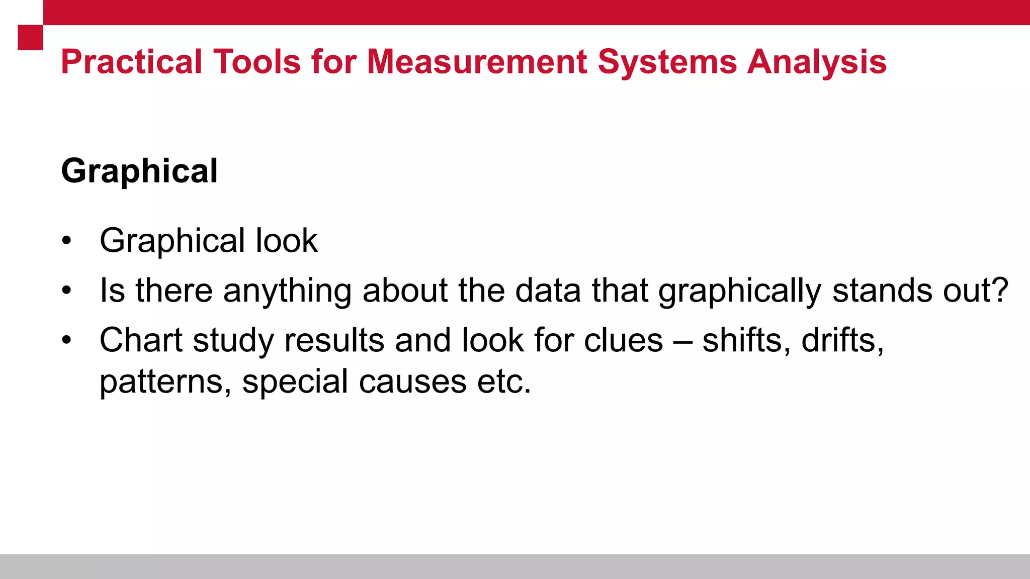 Practical Tools for Measurement Systems Analysis | PDF