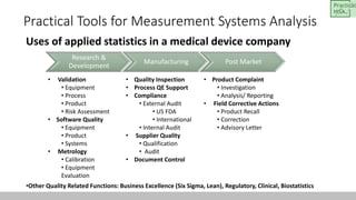 Practical Tools for Measurement Systems Analysis | PPTX