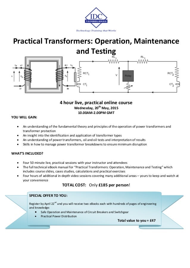 Practical Transformers Operation Maintenance And Testing