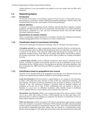 Practical Troubleshooting and Problem Solving of Ethernet Networks | PDF