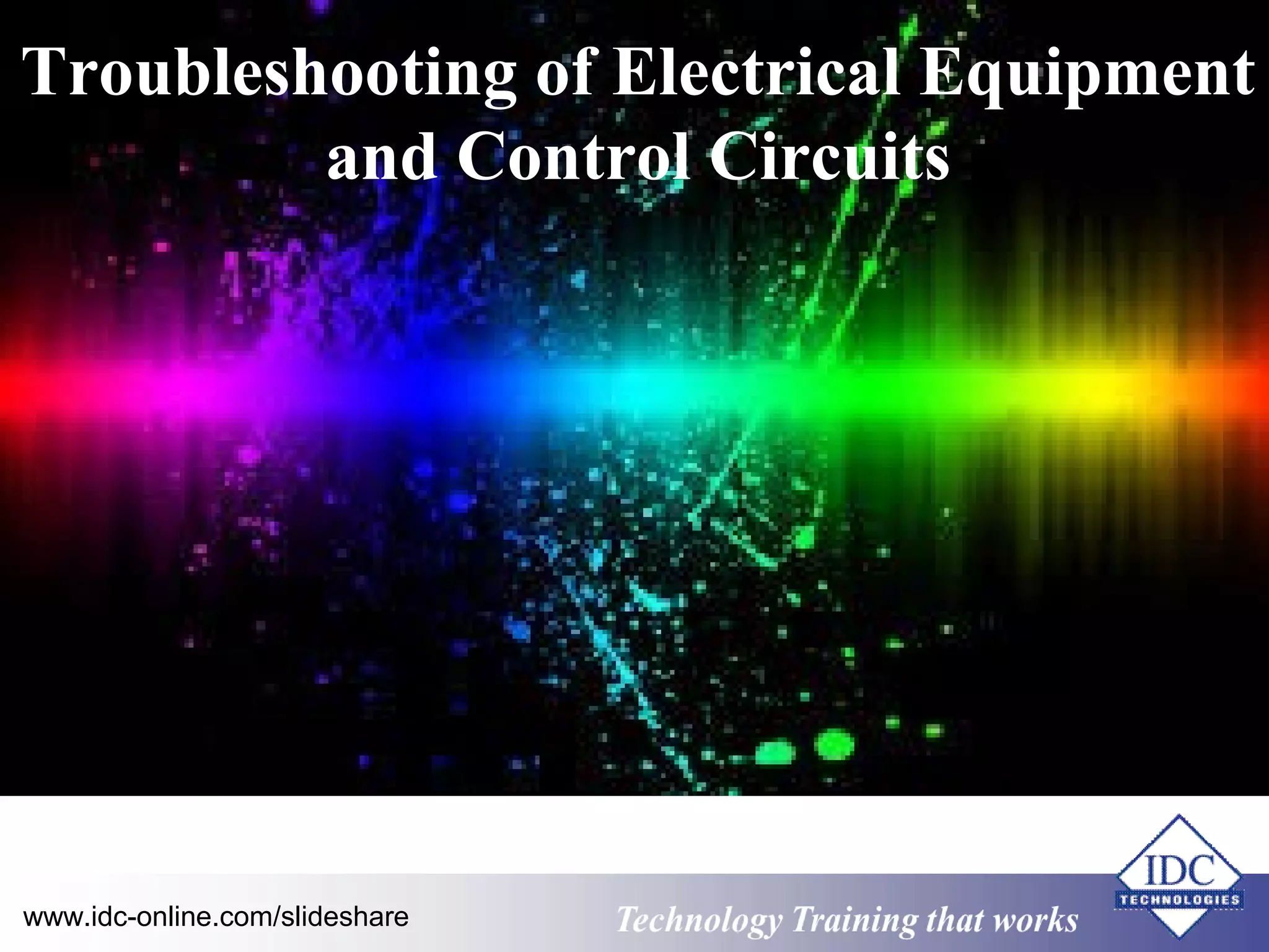 Practical Troubleshooting of Electrical Equipment and Control Circuits ...