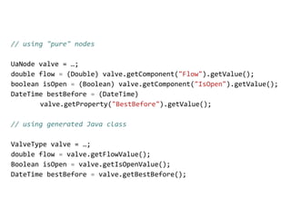 Practical usage of OPC UA information models | PPT