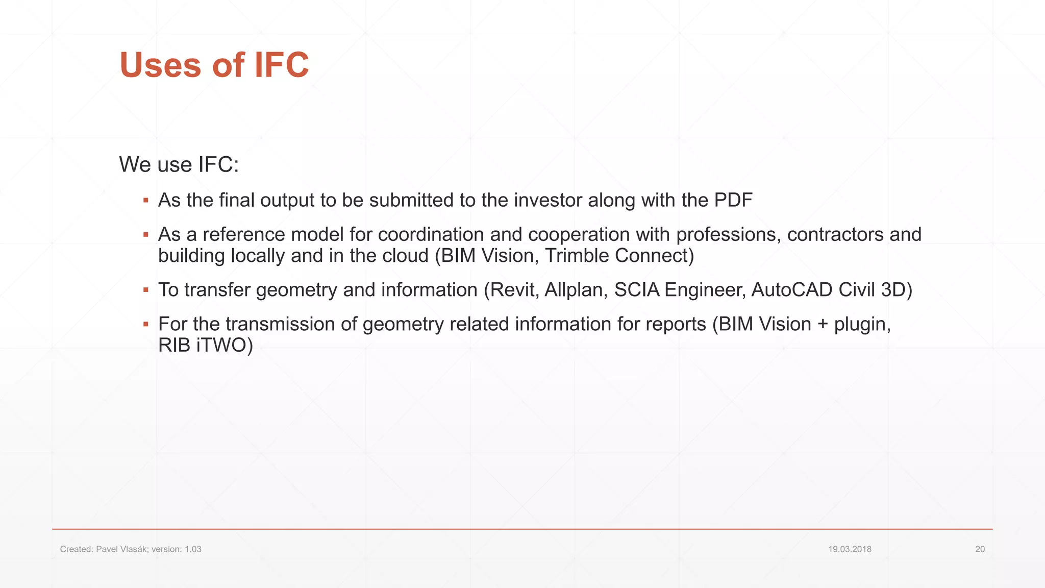 Practical use of IFC | PDF | Graphics Software | Computer Software and Applications