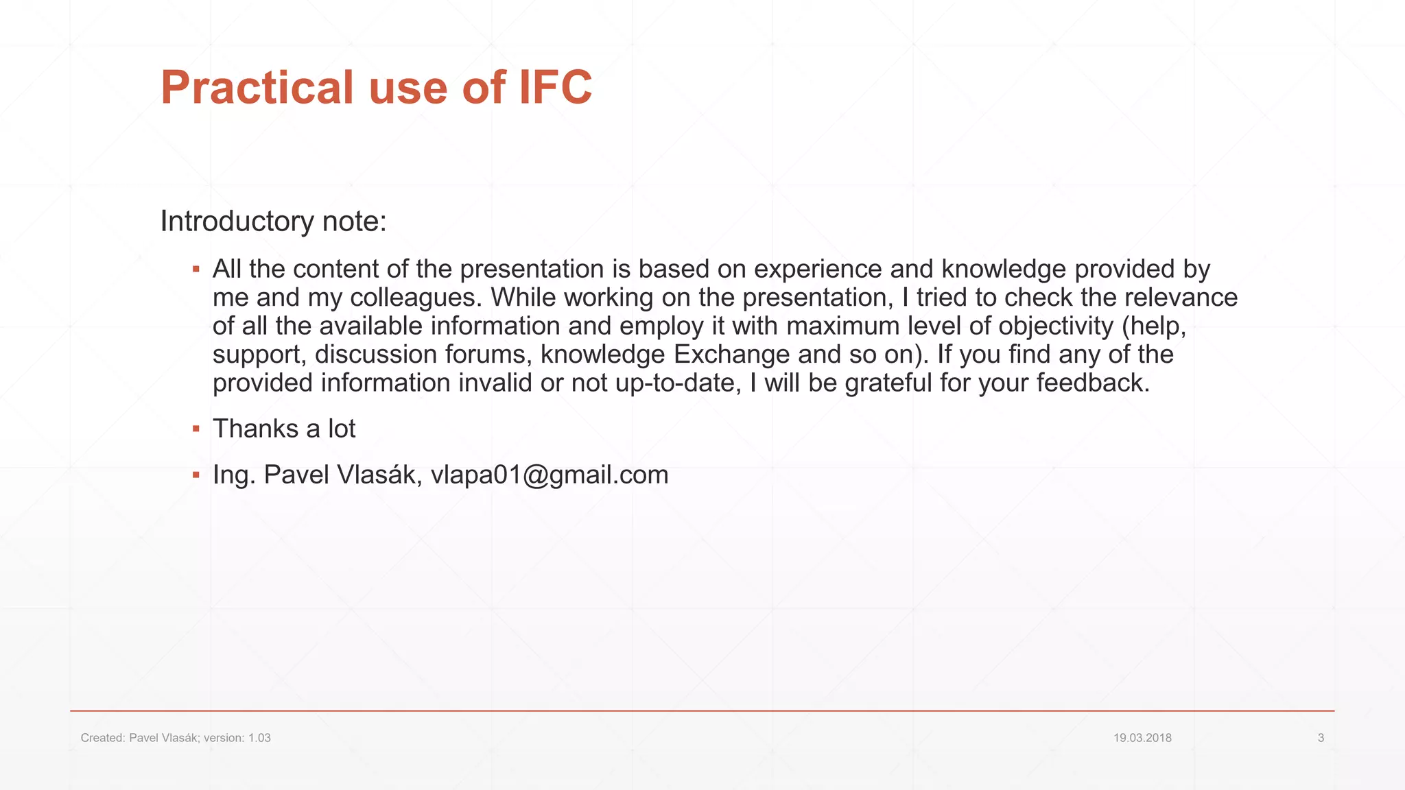 Practical use of IFC | PDF