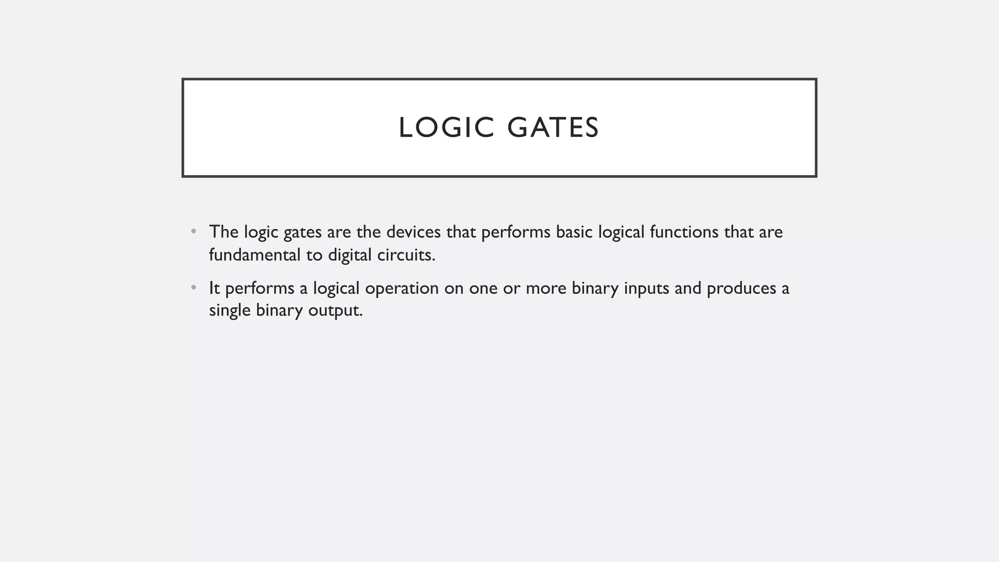 Practical Uses of Logic Gates | PDF