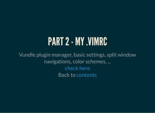 Practical vim tips | PDF