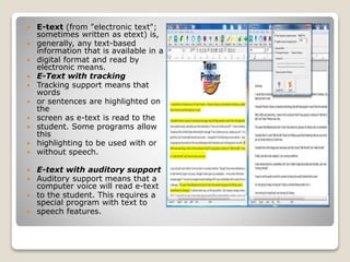 Practical ways using technologies for the visually impaired | PPTX