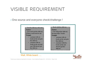 Practical way to experience of Specification by Example | PPT