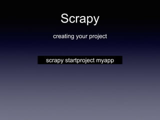 Practical webcrawling with scrapy | PPT