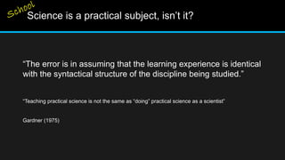 Practical work in school science | PDF | Education industry | Industries