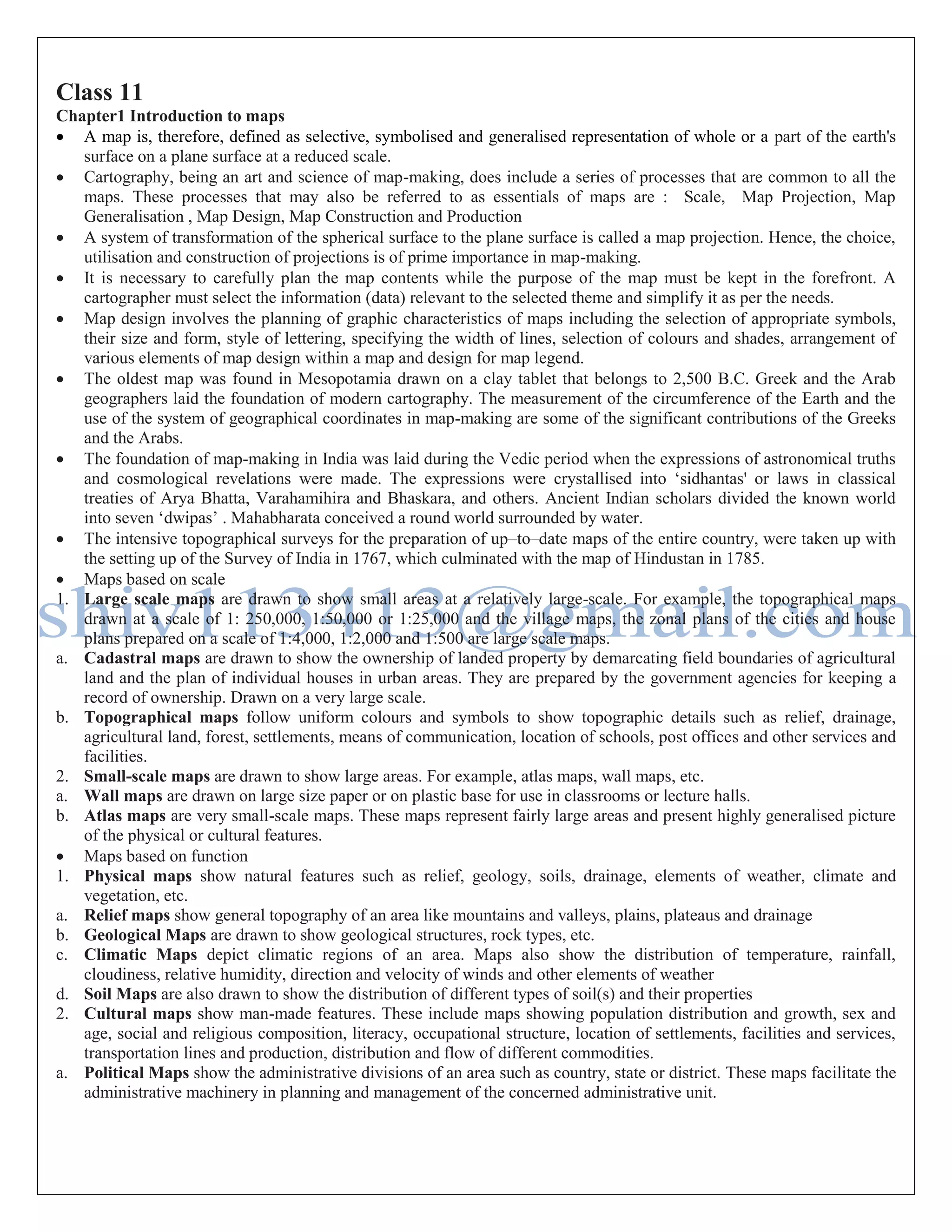 Practical work in geography | PDF