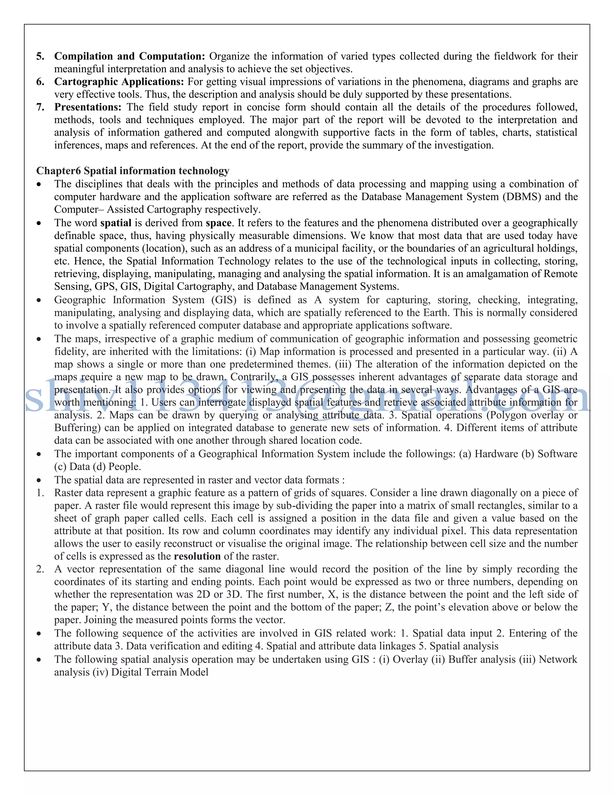 Practical work in geography | PDF