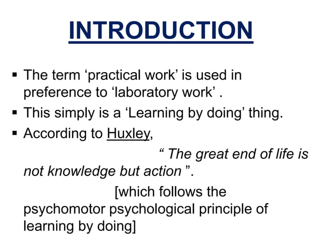 Practical work in science | PPTX | Homework and Study | Education