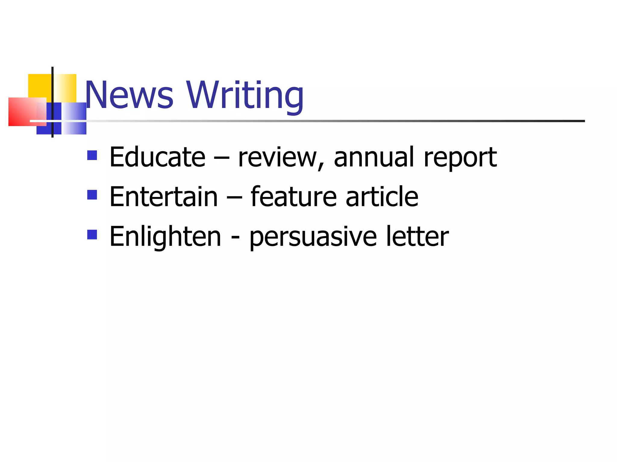 Practical Writing presentation | PPT