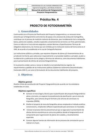 Practica n4 proyecto fotogrametrico | PDF