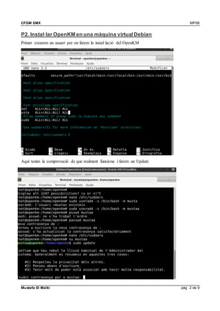 Tutorial instal·lació OpenKm en una maquina Debian | DOCX